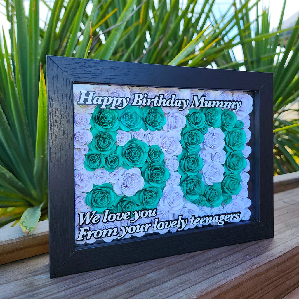 Number Birthday Frame - Handmade By Artsya