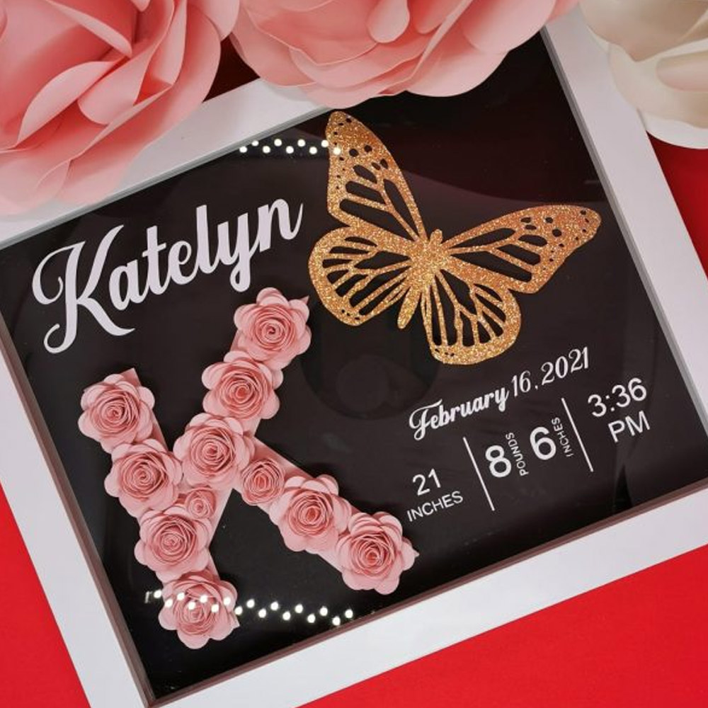 Nursery Letter Frame - Handmade By Artsya