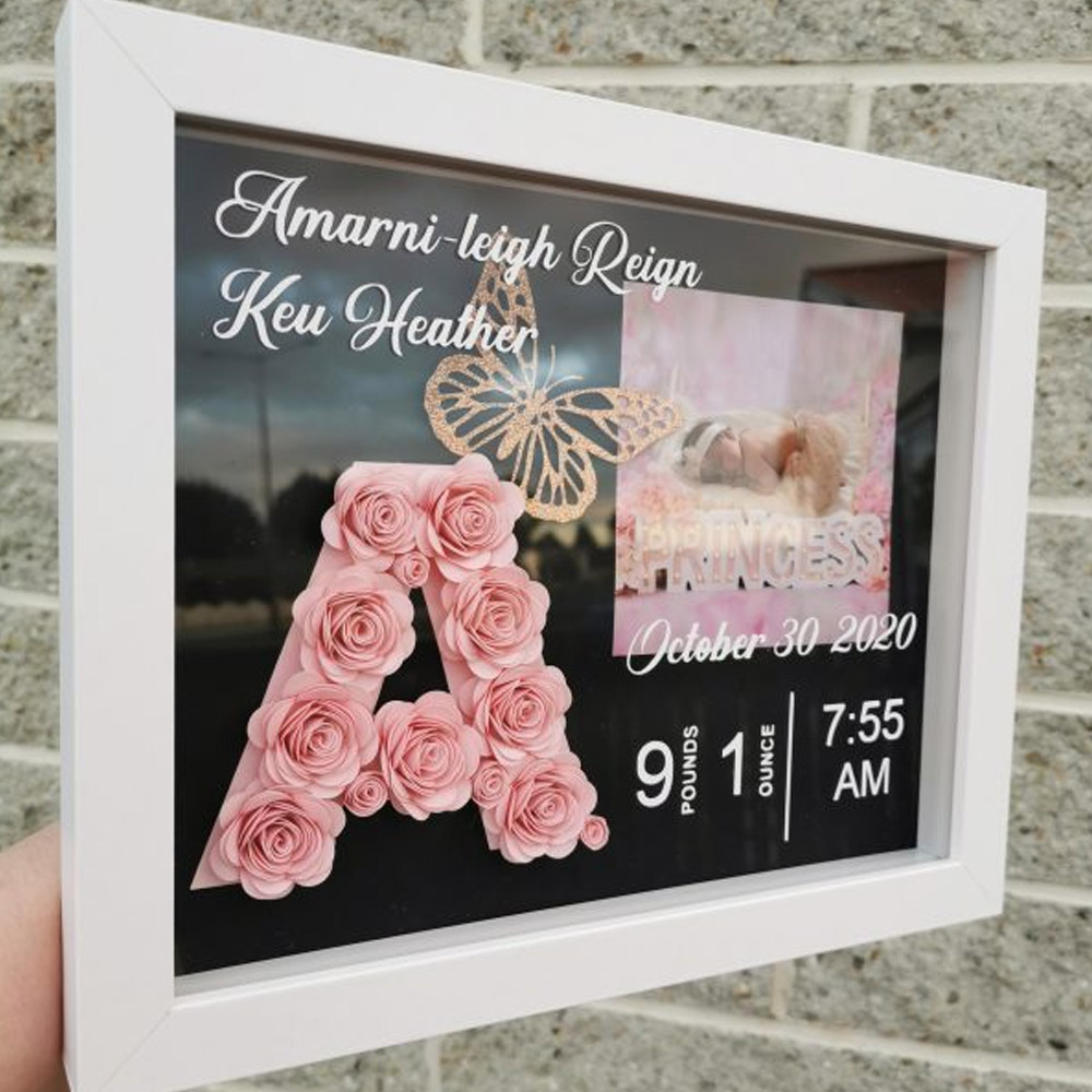 Nursery Letter Frame - Handmade By Artsya