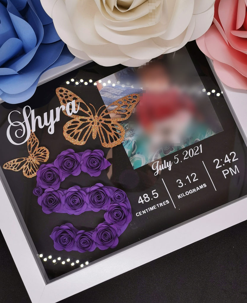 Nursery Letter Frame - Handmade By Artsya