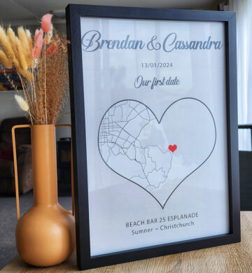 Simple Number Birthday Frame - Handmade By Artsya