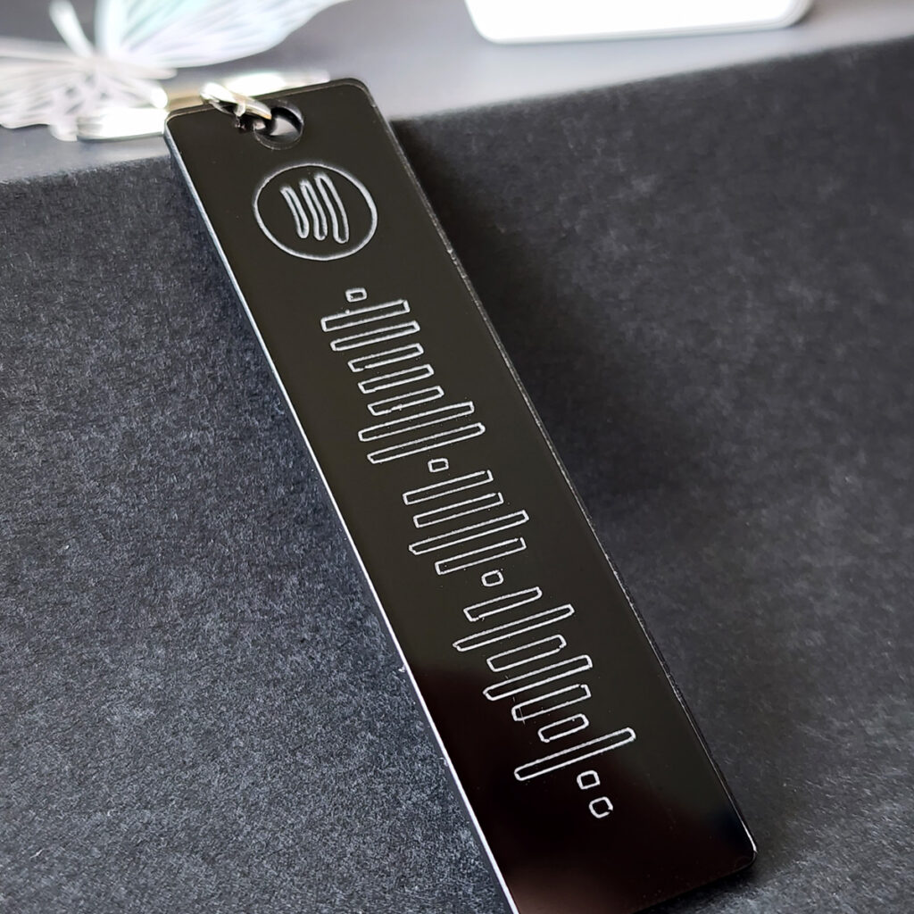 Engraved Spotify Keychain - Handmade By Artsya
