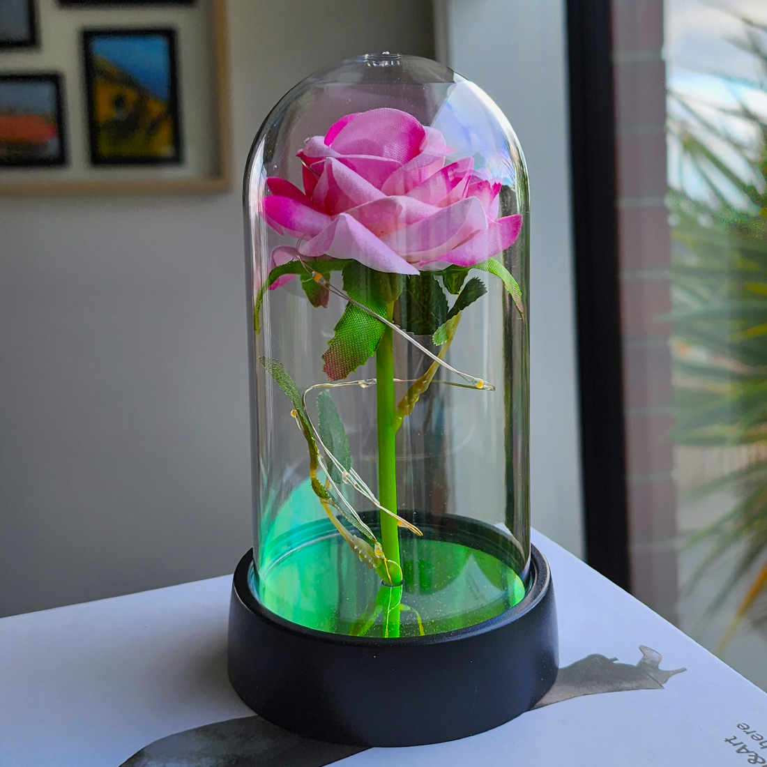 Realistic Rose Dome - Handmade By Artsya